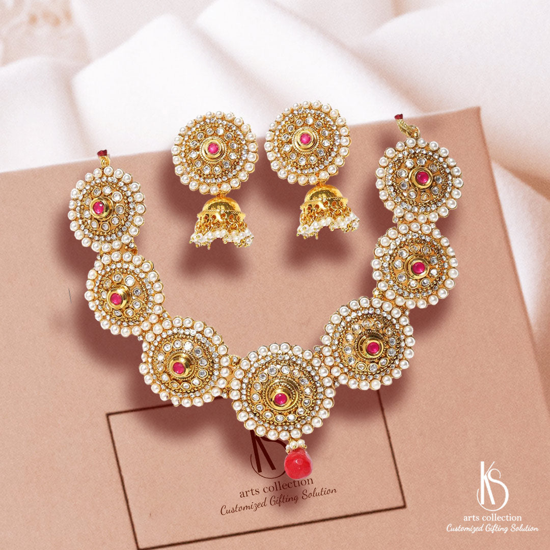 KS Pearl Diamond Necklace – KS ARTS COLLECTION